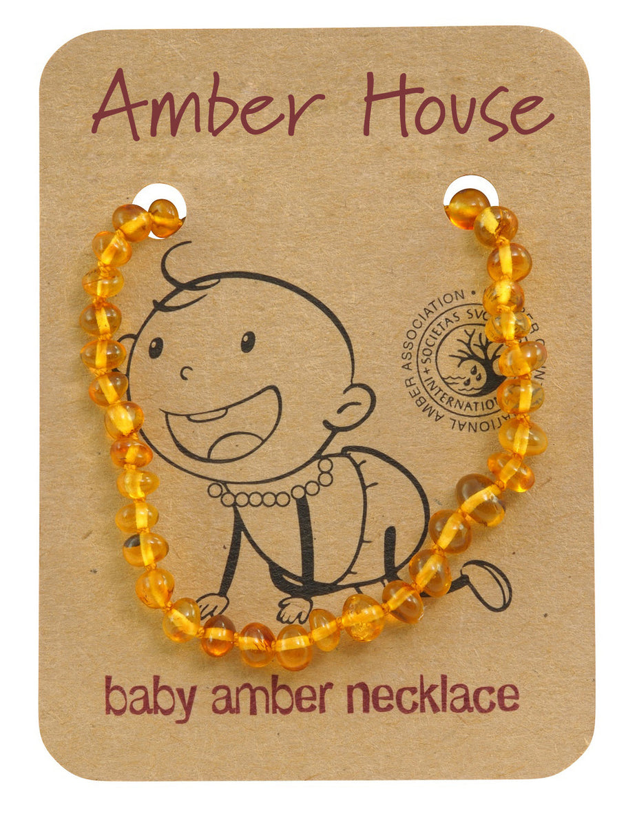 Amber House Amber Necklace - Toddler – Baby Things Zetland